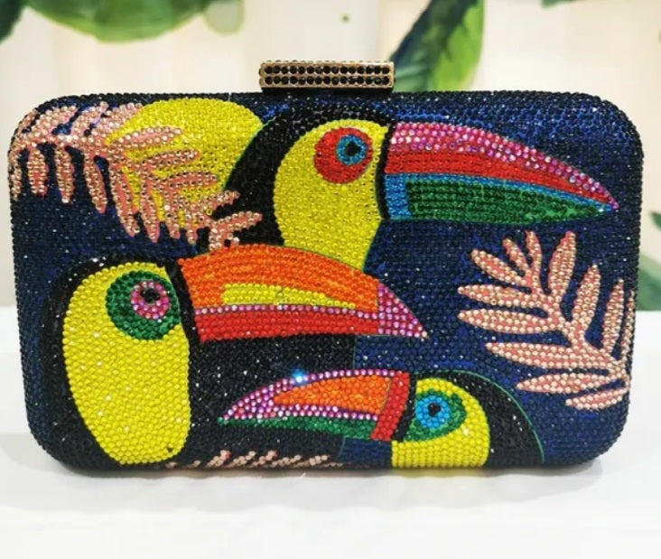 Parrot Clutch – Mindy Grutman Jewelry